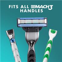 Buy Gillette Mach 3+ Replacement Razor Blades 4 Pack Online at Chemist ...