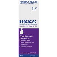Buy Benzac AC Gel 10% 60g Online at Chemist Warehouse®