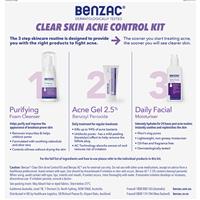 Buy Benzac Acne Control 3 Step Acne Starter Kit Online at Chemist ...