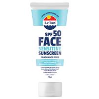 Buy Le Tan SPF 50 Face Sensitive Sunscreen Lotion 70ml Online at ...