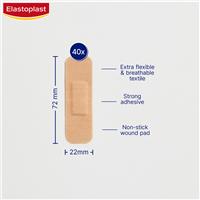 Buy Elastoplast Flexible Fabric Strips 40 Pack Online at Chemist Warehouse®