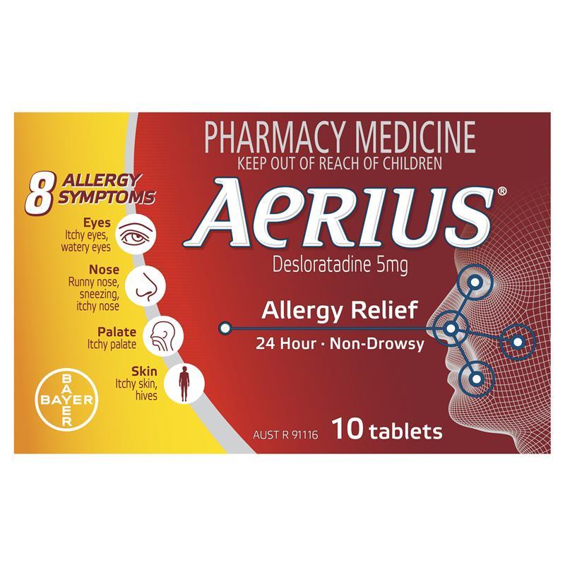 Buy Aerius 10 Tablets Online at Chemist Warehouse®