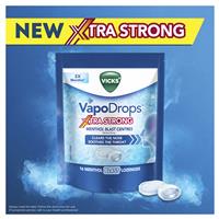 Buy Vicks VapoDrops Xtra Strong Menthol Blast 16 Lozenges Online at ...