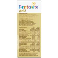 Buy Pentavite Gold Multivitamin + Iron Liquid For Kids 200ml Online at ...