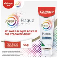 Buy Colgate Toothpaste Total Plaque Release Farm-Grown Mint 95g Online ...