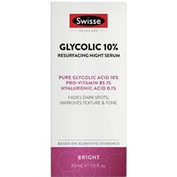 Buy Swisse Skincare Glycolic 10% Resurfacing Night Serum 30ml Online at Chemist Warehouse®