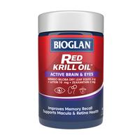 Buy Bioglan Red Krill Oil Active Brain & Eyes 60 Capsules Online at ...