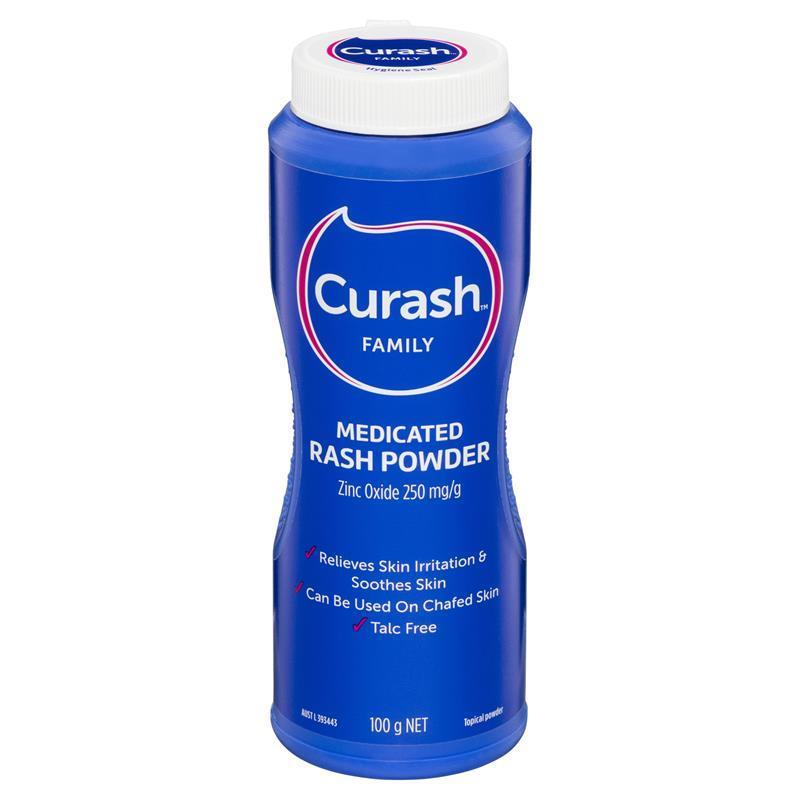 Buy Curash Family Medicated Rash Powder 100g online at Chemist Warehouse