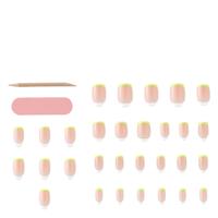 Buy Manicare Glam Ready Pre-Glued Nails 30pcs La Petite French Online ...