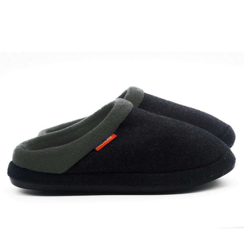Buy Archline Slippers Slip-On Arch Support Comfort Charcoal Marl Size ...