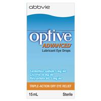 Buy Optive Advanced Lubricant Eye Drops 15ml Online at Chemist Warehouse®