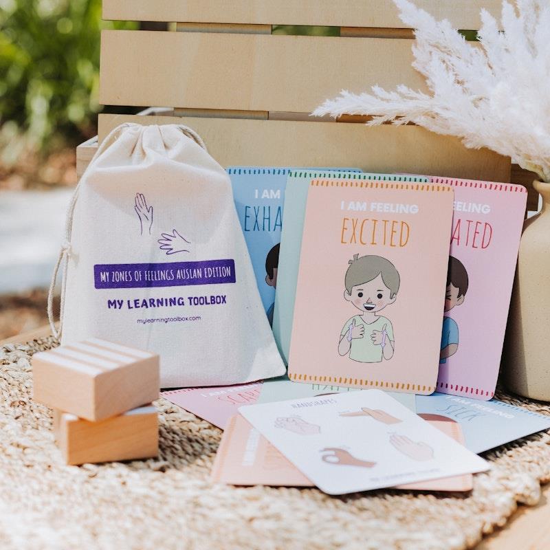 Buy My Learning Toolbox My Zones of Feelings Auslan Edition Flash Cards ...