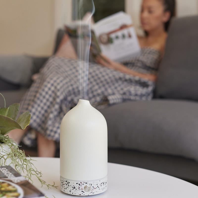 Buy Ellia Pure Aroma Diffuser Ceramic & Terrazzo White Online at Chemist Warehouse®