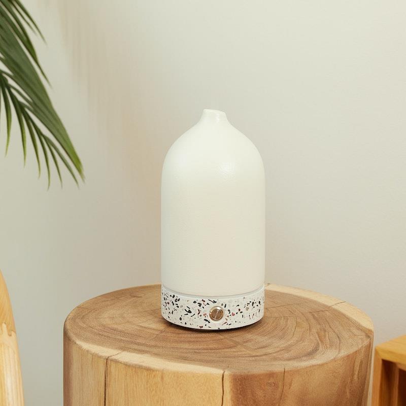Buy Ellia Pure Aroma Diffuser Ceramic & Terrazzo White Online at ...