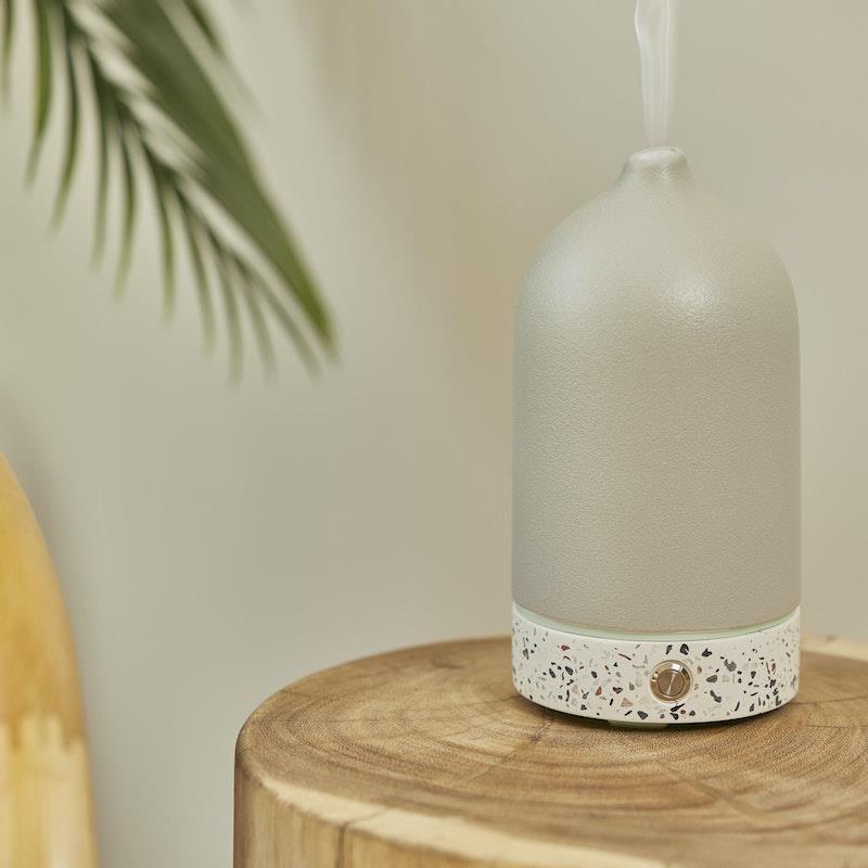 Buy Ellia Pure Aroma Diffuser Ceramic & Terrazzo Grey Online at Chemist ...