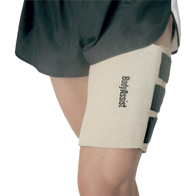 Buy BodyAssist One Size Thermal Thigh Wrap Black One Size Online at ...