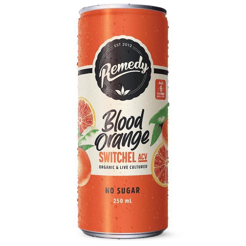 Buy Remedy Switchel ACV Blood Orange 250ml Can x 24 online at Chemist ...