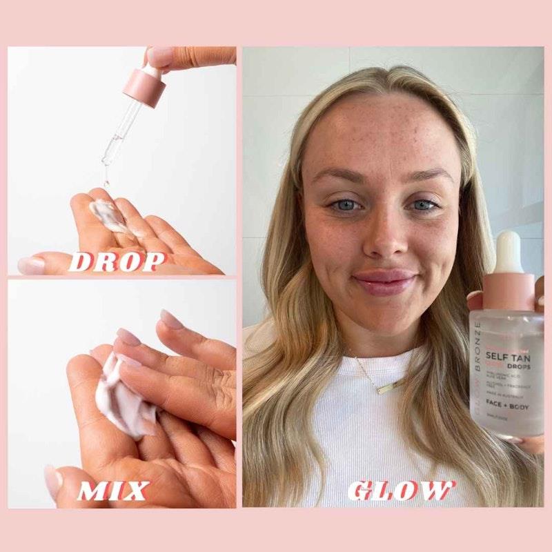 Buy GlowBronze - Self Tan Face & Body 'GLOW' Drops 30ml Online at ...