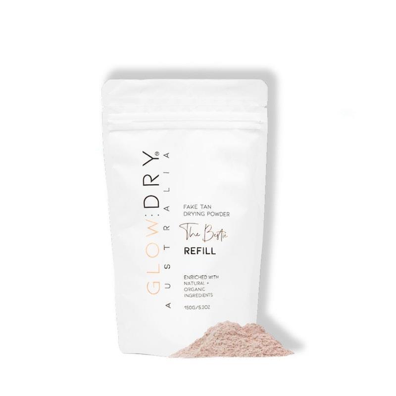 Buy GlowDry Fake Tan Drying Powder 'Bestie' eco-REFILL 150g online at ...