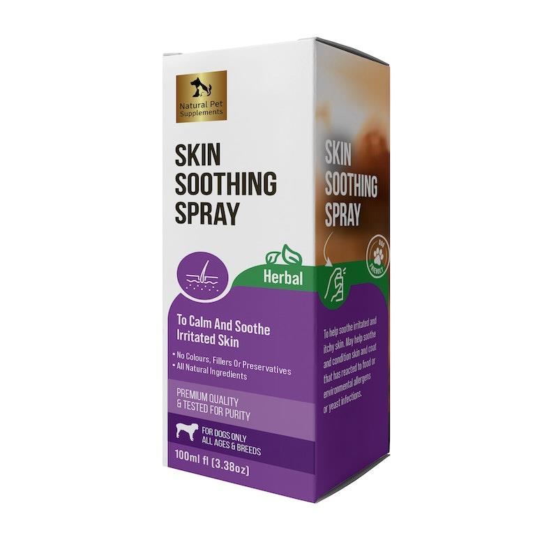 Buy Natural Pet Supplements Skin Soothing Spray for Dogs 100ml Online ...