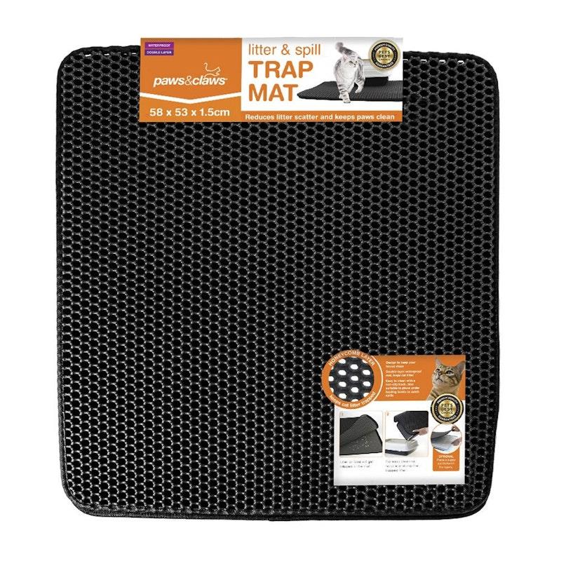 Buy Paws & Claws Dual Layer Cat Litter Trap Mat 1pc Online at Chemist ...