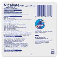 Buy Nicabate Minis 4mg 20 Lozenges Online at Chemist Warehouse®