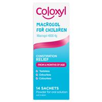 Buy Coloxyl Macrogol For Children 14 Sachets Online at Chemist Warehouse®