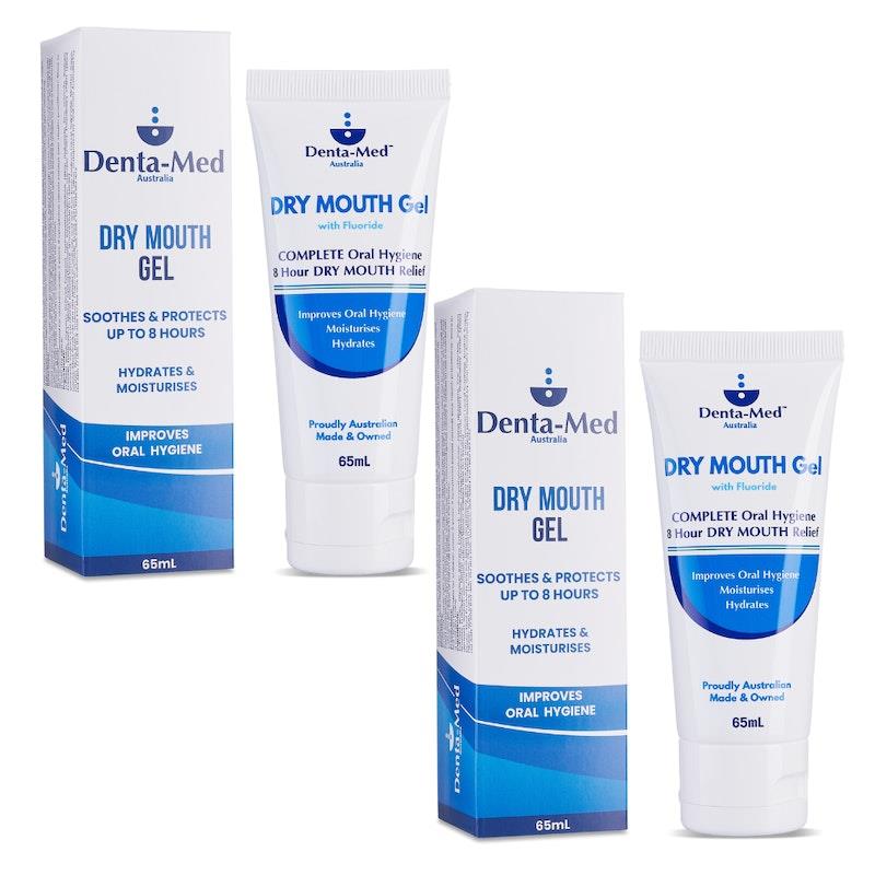 Buy Denta-Med Dry Mouth Gel 65mL Twin Pack Bundle Online at Chemist ...