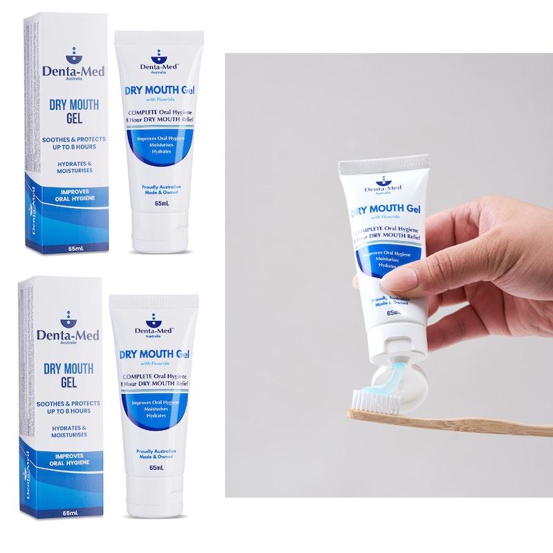 Buy Denta-Med Dry Mouth Gel 65mL Twin Pack Bundle Online at Chemist ...