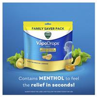 Buy Vicks VapoDrops Butter Menthol 70 Lozenges Online at Chemist Warehouse®