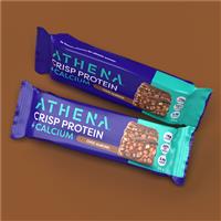 Buy Athena Crisp Protein + Calcium Choc Almond 55g Online at Chemist ...
