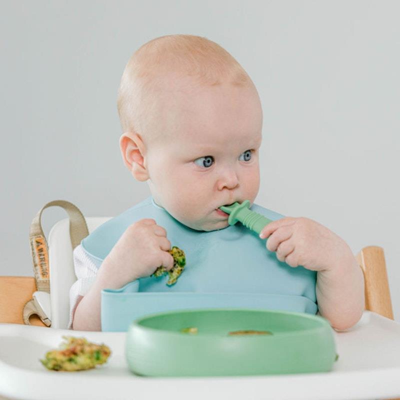 Buy Starting Solids Australia Selfie Spoon + Fork Blue Lemonade Online ...