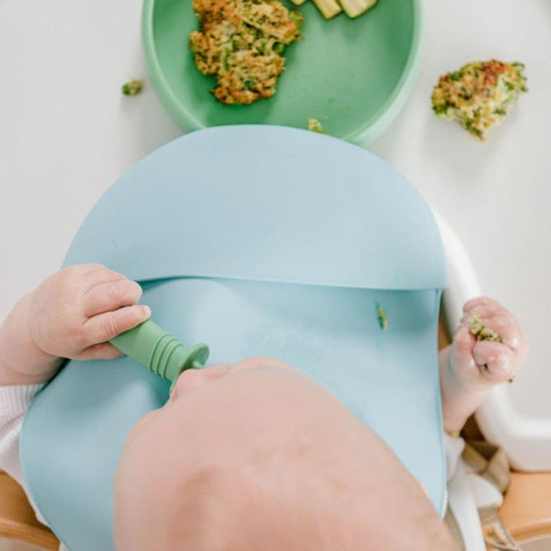 Buy Starting Solids Australia Selfie Spoon + Fork Mint Crisp Online at ...