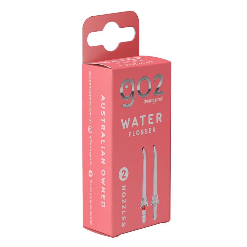 Buy GO2 Dentagenie Water Flosser Replacement Nozzle 2Pack Online at ...