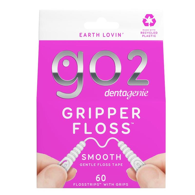 Buy GO2 Dentagenie Gripper Smooth Flosstrips with Grips 60pk online at ...