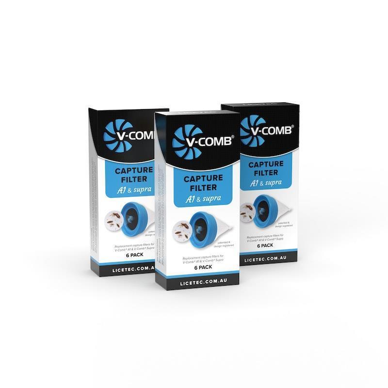 Buy V-COMB Capture Filters 6pk x 3 (for A1 & Supra) Bundle online at ...