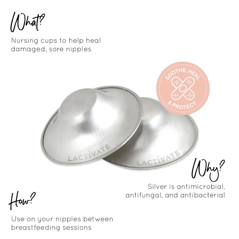 Buy Lactivate Silver Nursing Cups SML Online at Chemist Warehouse®
