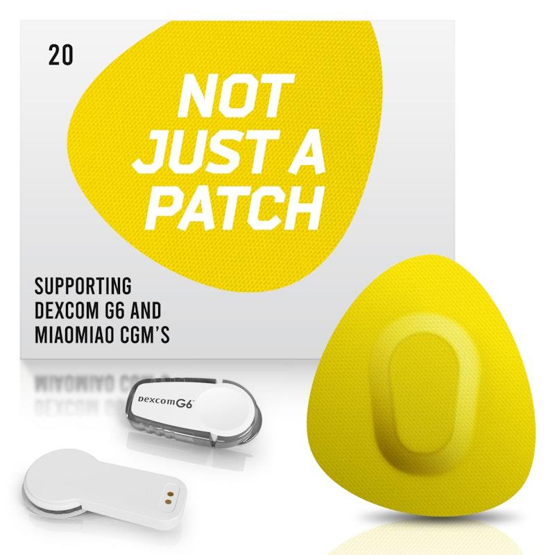 Buy Not Just a Patch Dexcom G6 Patches - Black 20pk Online at Chemist ...