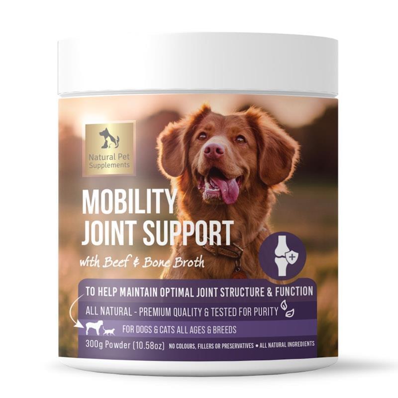 Buy Natural Pet Supplements Mobility Joint Support Powder for Dogs and ...