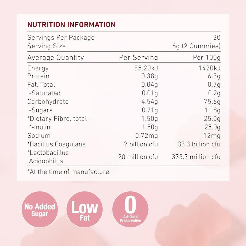 Buy Unichi Pre & Probiotics Gummy 60 gummies x3 Pack Online at Chemist ...