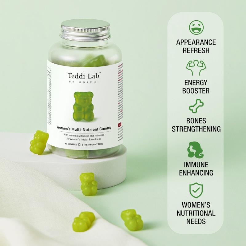 Buy Unichi Women's Multi-Nutrient Gummy 60 gummies x3 Pack Online at ...