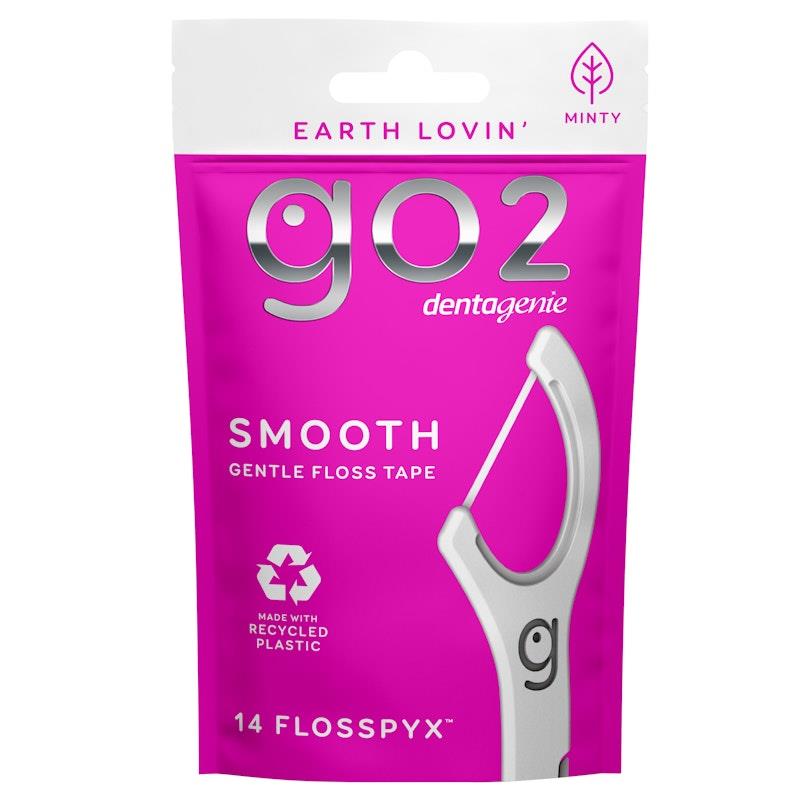 Buy GO2 Dentagenie Smooth Flosspyx Travel 14 x 3 Multipack Online at ...