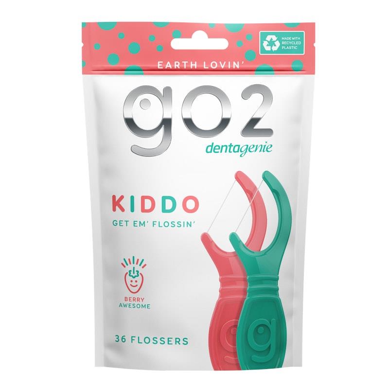 Buy GO2 Dentagenie Kiddo Flossers 36 x 3 Multipack Online at Chemist ...
