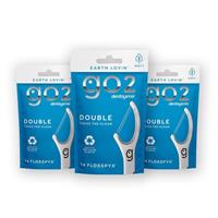Buy GO2 Dentagenie Double Flosspyx Travel 14 x 3 Multipack Online at ...
