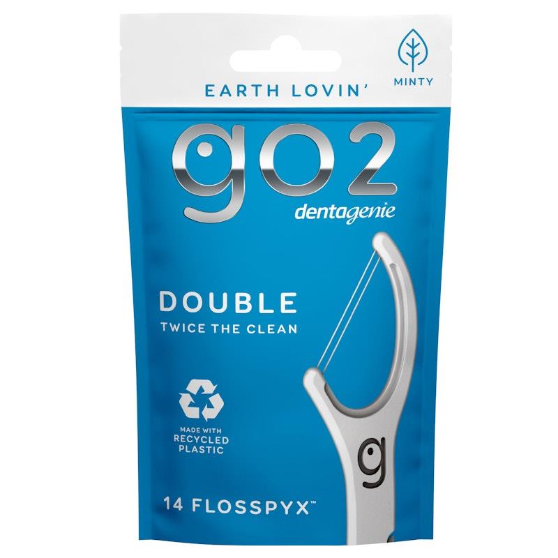 Buy GO2 Dentagenie Double Flosspyx Travel 14 x 3 Multipack Online at ...