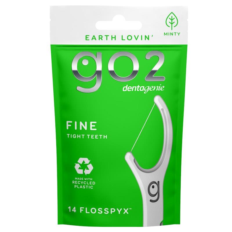 Buy GO2 Dentagenie Fine Flosspyx Travel 14 x 3 Multipack Online at ...