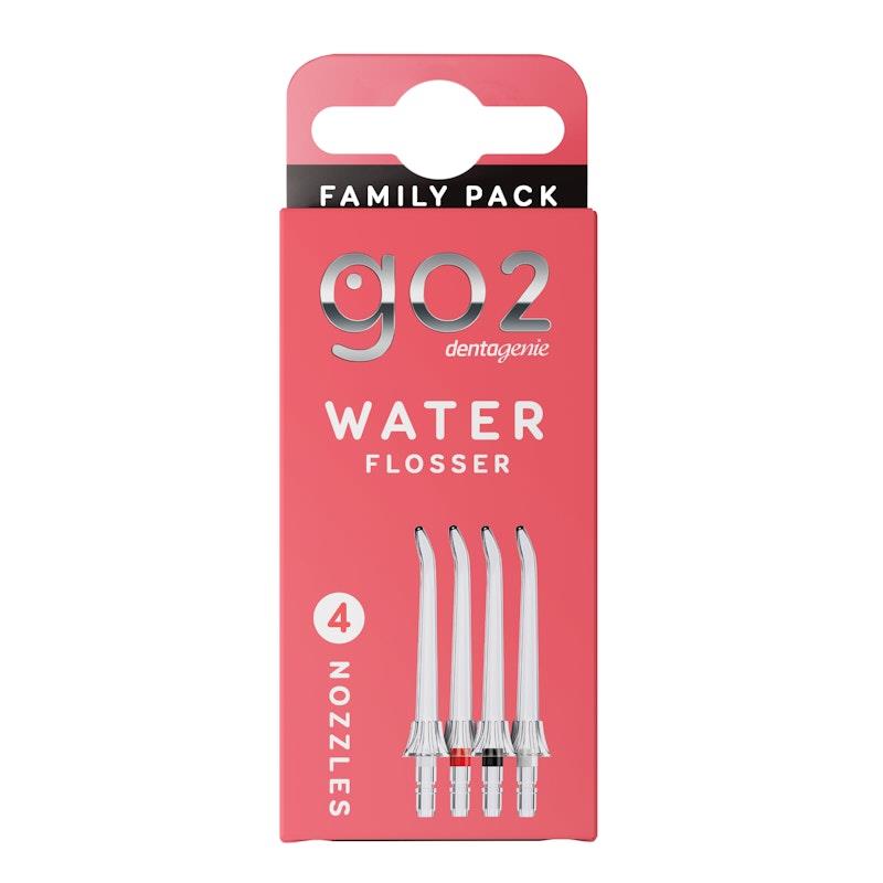 Buy GO2 Dentagenie Water flosser Replacement Nozzle Family Pack x 3 ...