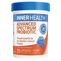 Buy Inner Health Advanced Spectrum Probiotic 25 Capsules Online at ...