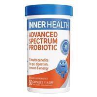 Buy Inner Health Advanced Spectrum Probiotic 50 Capsules Online at ...