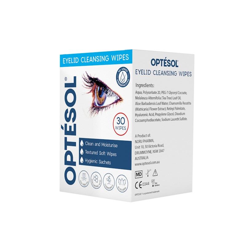 Buy Optesol Eyelid Cleansing Wipes 30Pack Online at Chemist Warehouse®